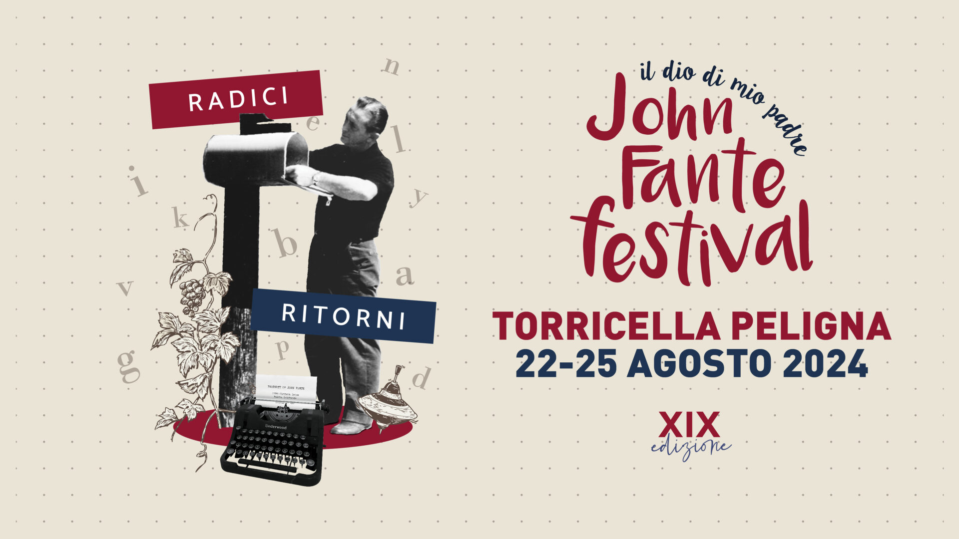 Al via la XIX edizione del John Fante Festival Al via la XIX edizione del John Fante Festival